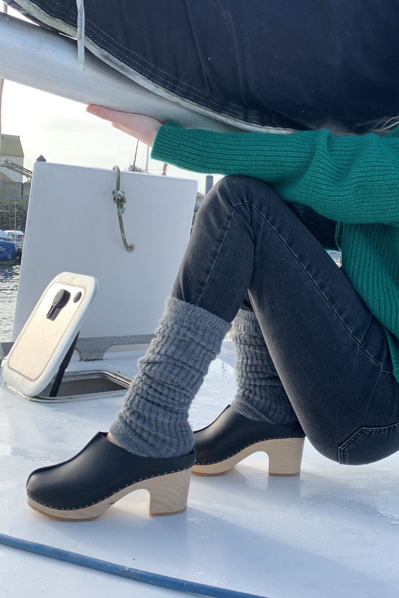 SABOT YOUYOU - YGREEN VEGETAL NOIR